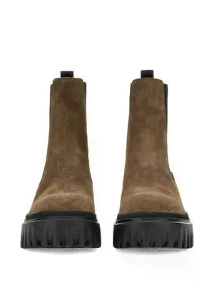 Hogan H700 Chunky-sole Ankle Boots