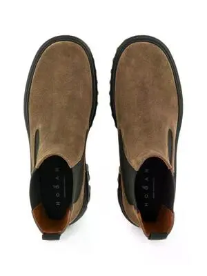 Hogan H700 Chunky-sole Ankle Boots