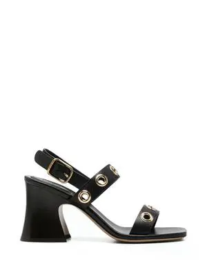 Chloé Janis Sandals With Gold-tone Hardware