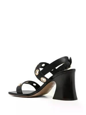 Chloé Janis Sandals With Gold-tone Hardware