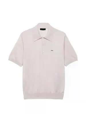 Prada Superfine Wool Polo Shirt - White