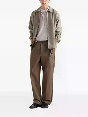 Prada Superfine Wool Polo Shirt