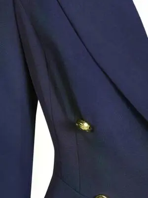 Elisabetta Franchi Double-breasted Pleated-back Jacket