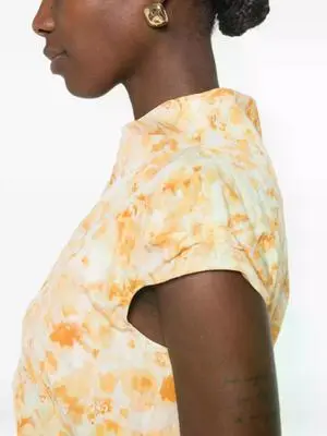Magda Butrym Floral-print Ruched Mini Dress