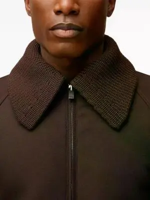 RETORI Detachable-collar Wool Jacket