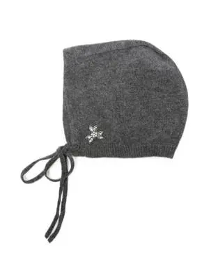 Simone Rocha Embellished Cashmere Bonnet