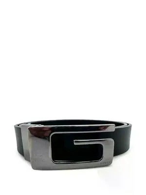 Gucci G Logo Buckle Belt - Black