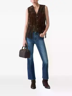 Liu Jo Bootcut Jeans With Jewel Buttons