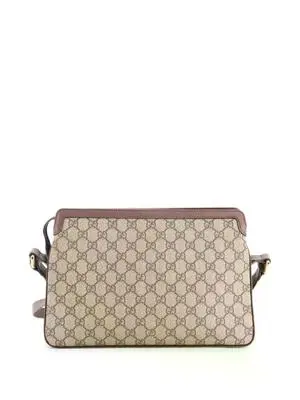 Gucci Ophidia Zip Gg Coated Canvas Medium Shoulder Bag