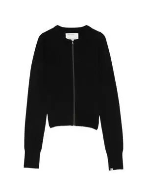 Extreme Cashmere Tangerine Zip-up Cardigan