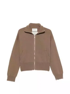 Extreme Cashmere Xtra Cute Zip-up Cardigan - Brown