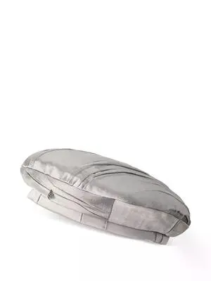 MAISON MICHEL Irma Logo-embellished Beret - Grey