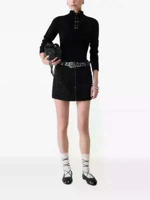 Liu Jo Sweater With Strings - Black