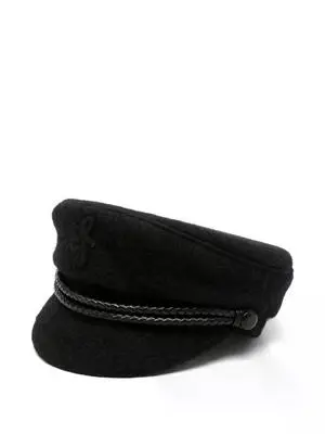 Ruslan Baginskiy Monogram Baker Hat - Black