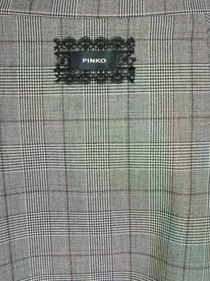 Pinko Check-pattern Pleated Skirt
