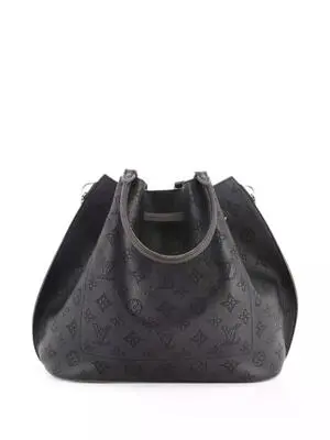 LOUIS VUITTON Girolata Handbag Mahina Leather Tote Bag