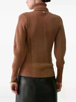 Liu Jo Turtleneck Sweater With Balloon Sleeves