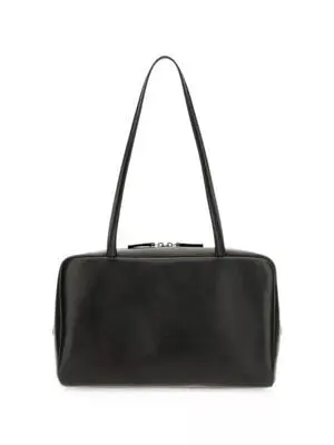 THE ROW Astra Leather Shoulder Bag - Black