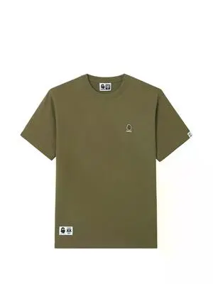 FINGERCROXX Logo-patch Cotton T-shirt - Green