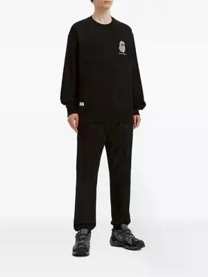 FINGERCROXX Logo-patch Drawstring-waist Track Pants