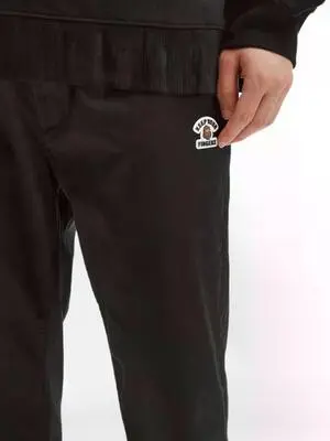 FINGERCROXX Logo-patch Drawstring-waist Track Pants