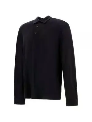 Herno Resort Long-sleeve Polo Shirt - Black