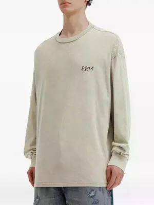 FIVE CM Logo-print Long-sleeve T-shirt