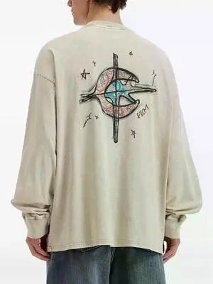 FIVE CM Logo-print Long-sleeve T-shirt