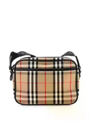 Burberry Paddy Vintage Check Canvas Small Crossbody Bag