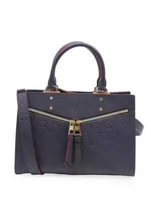 LOUIS VUITTON Sully Pm Monogram Empreinte Tote Bag - Blue