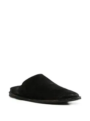 Marsèll Distressed Effect Slip-on Mules - Black