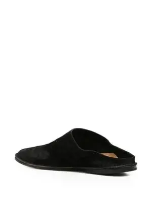 Marsèll Distressed Effect Slip-on Mules - Black