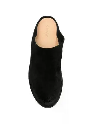 Marsèll Distressed Effect Slip-on Mules - Black