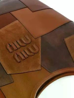 Miu Miu Ivy Leather Patchwork Bag