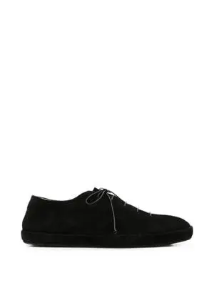 Marsèll Scatopelle Lace-up Suede Derby Shoes - Black