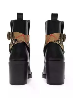 Burberry Huntley Buckled Ankle Boots