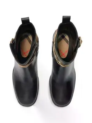 Burberry Huntley Buckled Ankle Boots