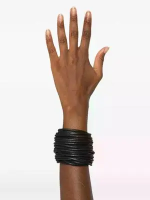MONIES Multi-strand Wrap Bracelet - Black