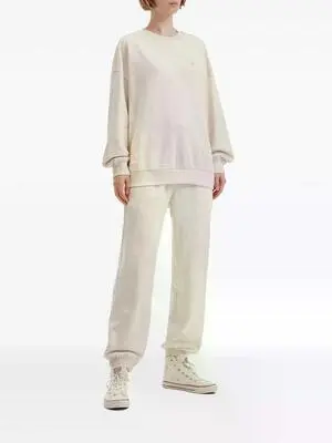 FINGERCROXX Logo-embroidered Track Pants - Neutrals