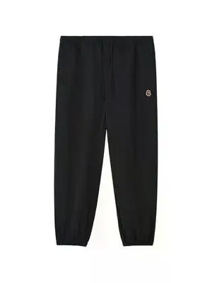FINGERCROXX Logo-patch Track Pants - Black