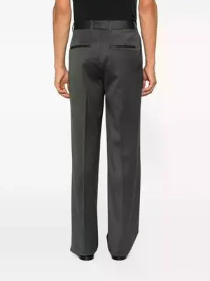 LARDINI Pleated Virgin-wool Trousers
