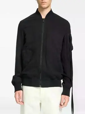 ANN DEMEULEMEESTER Double Gauze Bomber Jacket