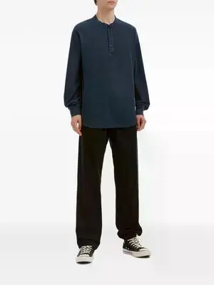 AFTERMATHS Waffle-knit Long-sleeve T-shirt