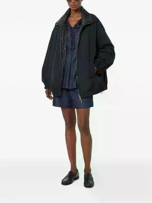 Max Mara Cotton Denim Shorts Midnightblue