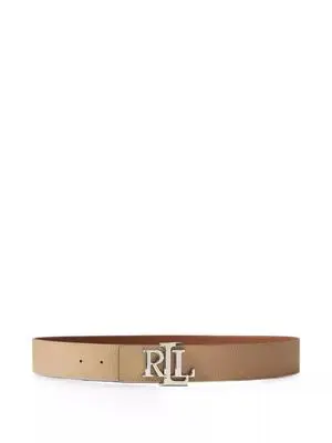 Ralph Lauren Reversible Logo-plaque Leather Belt - Brown