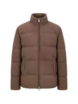 Paul & Shark High-neck Padded Jacket - Brown