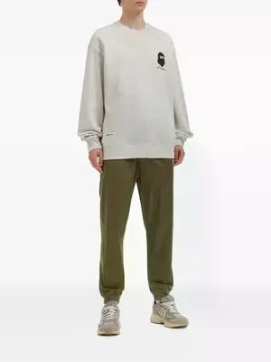 FINGERCROXX Logo-patch Drawstring-waist Track Pants