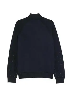 Karl Lagerfeld Monogram-embroidered Panelled Jacket