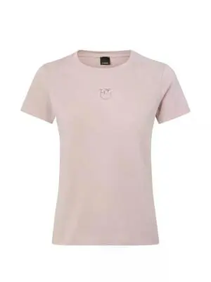 Pinko T-shirt With Love Birds Logo - Pink
