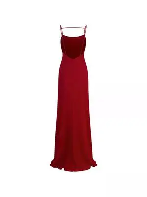 THE ARKOW Laura Crepe Maxi Dress